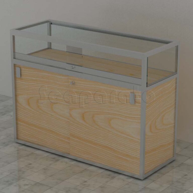 Vitrinas de aluminio para exhibicion construidas a la medida