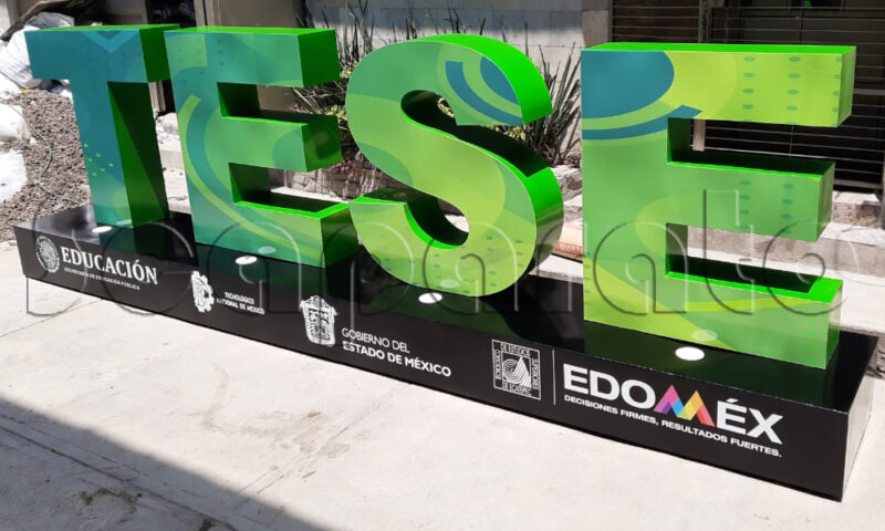 Letreros en 3d luminosos